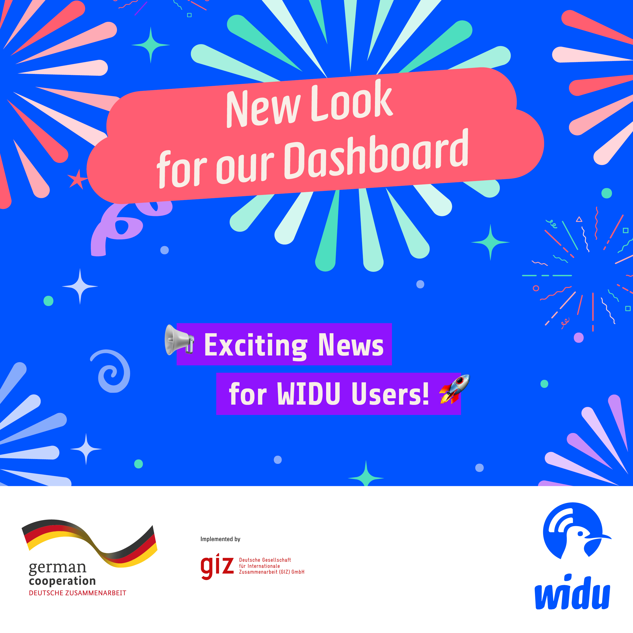 Neuer Look für unser Dashboard | WIDU